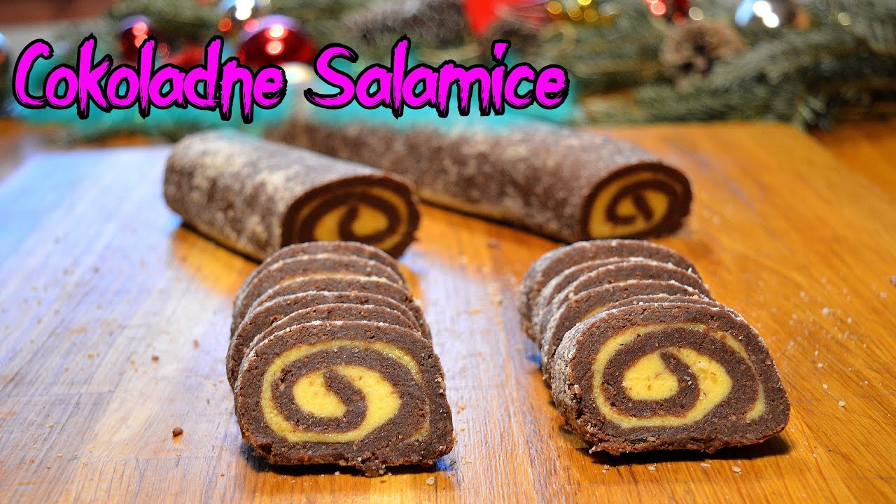 COKOLADNE SALAMICE -starinski recept za sitne kolace/WEINACHTPLÄTZCHEN ...