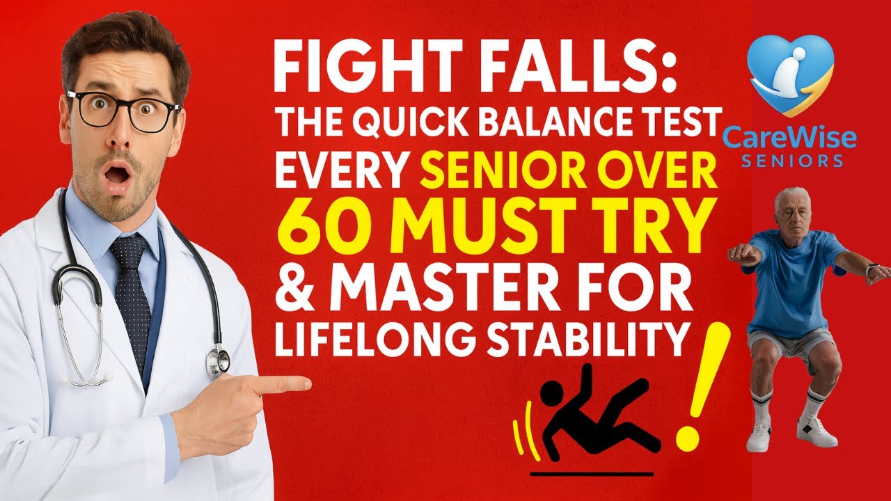 Fight Falls: The Quick Balance Test Every Senior Over 60 MUST Try ...