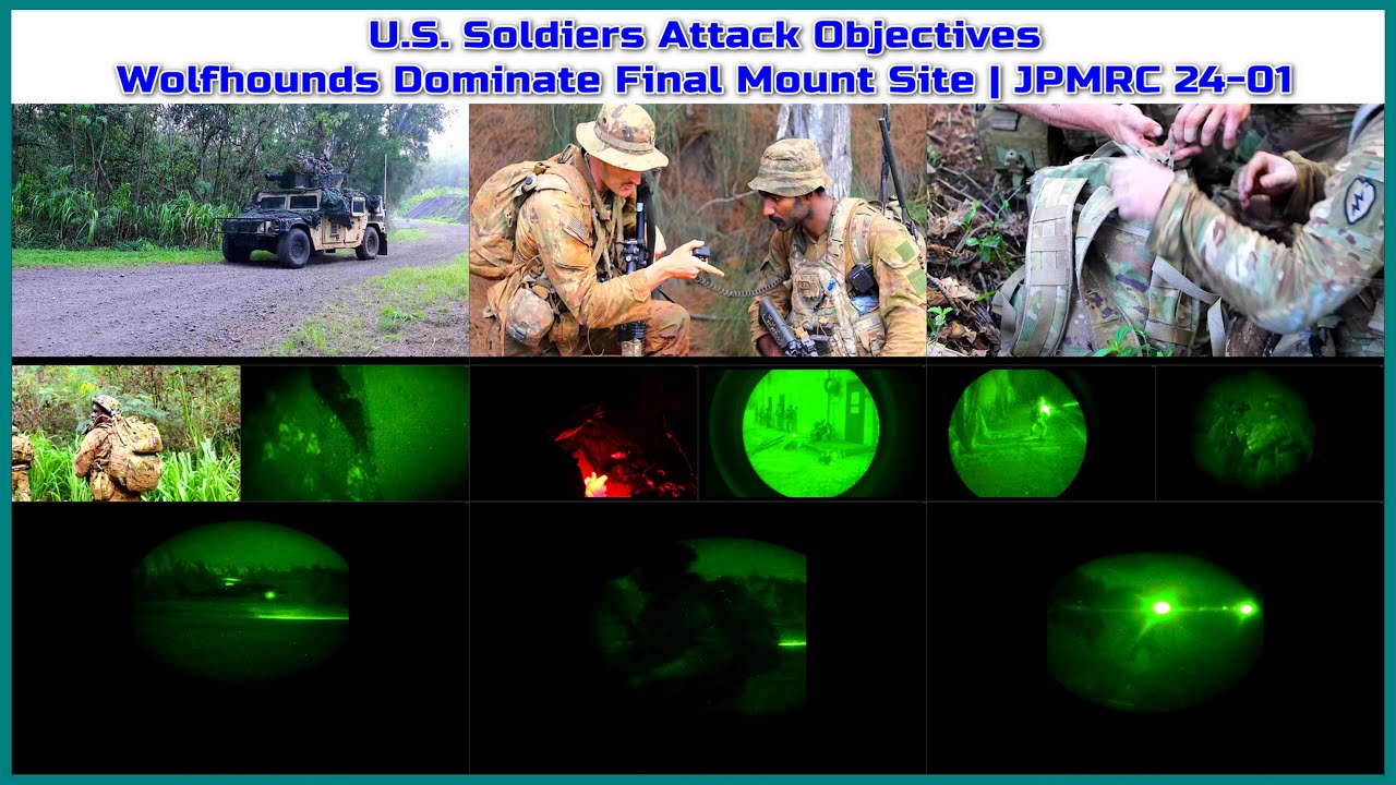 U.S. Soldiers Attack Objectives | Wolfhounds Dominate Final Mount Site ...
