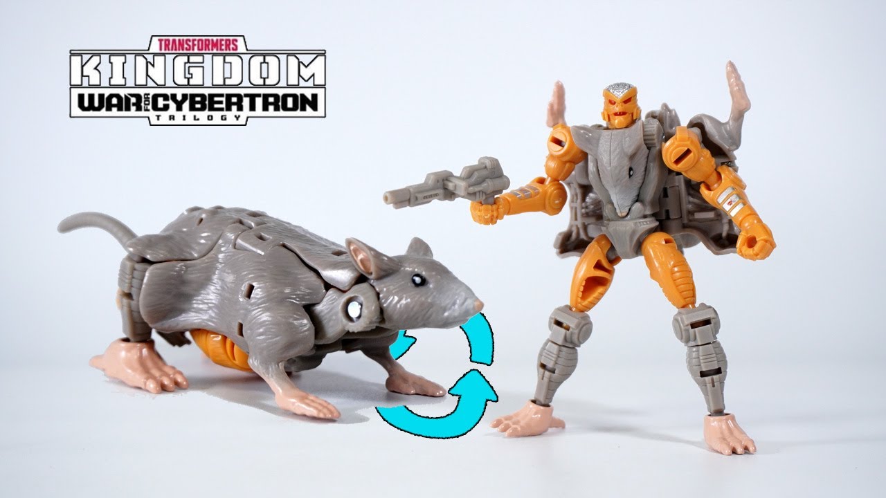 Transformers Kingdom Core Class Rattrap (Transformation) - YouTube