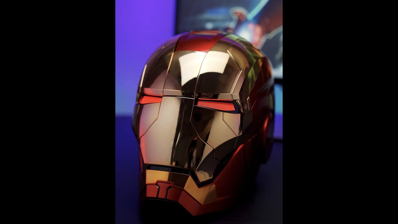 Iron Man Helmet - Voice & Remote Controlled - YouTube