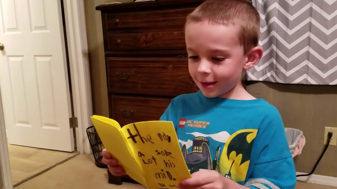 Jackson reads two books he wrote - YouTube