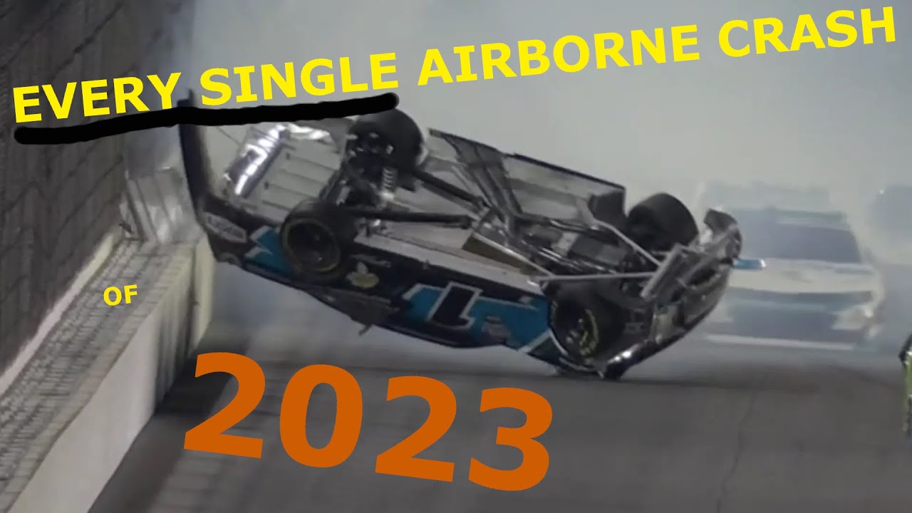 EVERY SINGLE AIRBORNE CRASH OF 2023 - NASCAR - YouTube