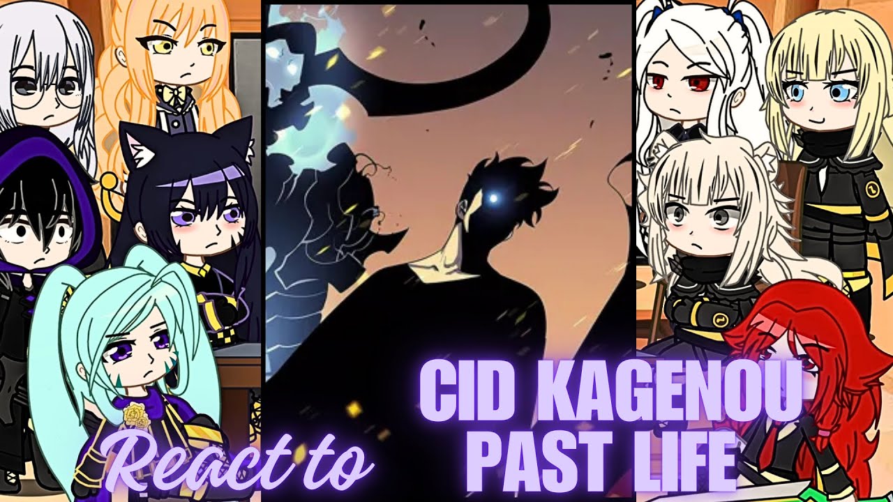 The Eminence in shadow react to cid kagenou as sung Jin woo | solo ...
