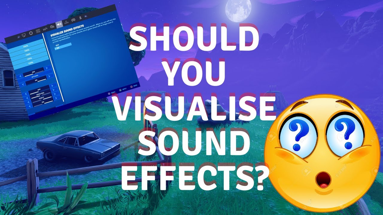 Should You Use Visual Sound Effects In Fortnite? - YouTube