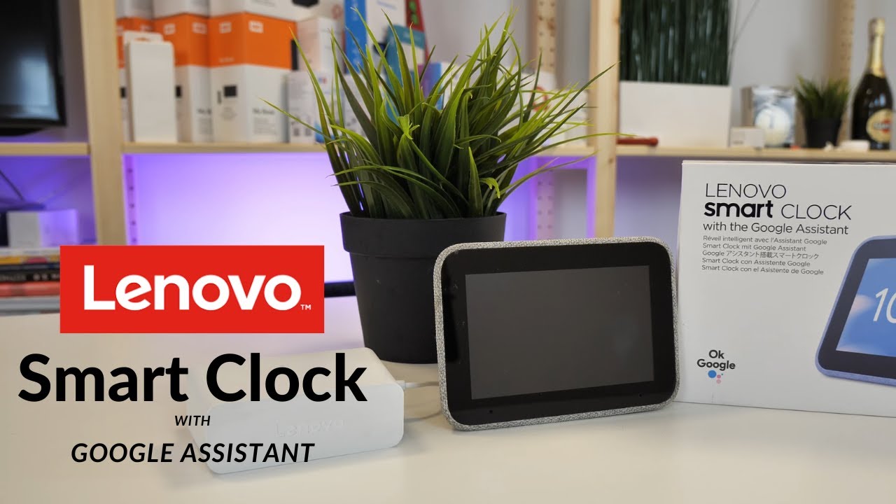 Zegar Inteligentny Lenovo Budzik - LenovoSmartClock Asystent Google ...