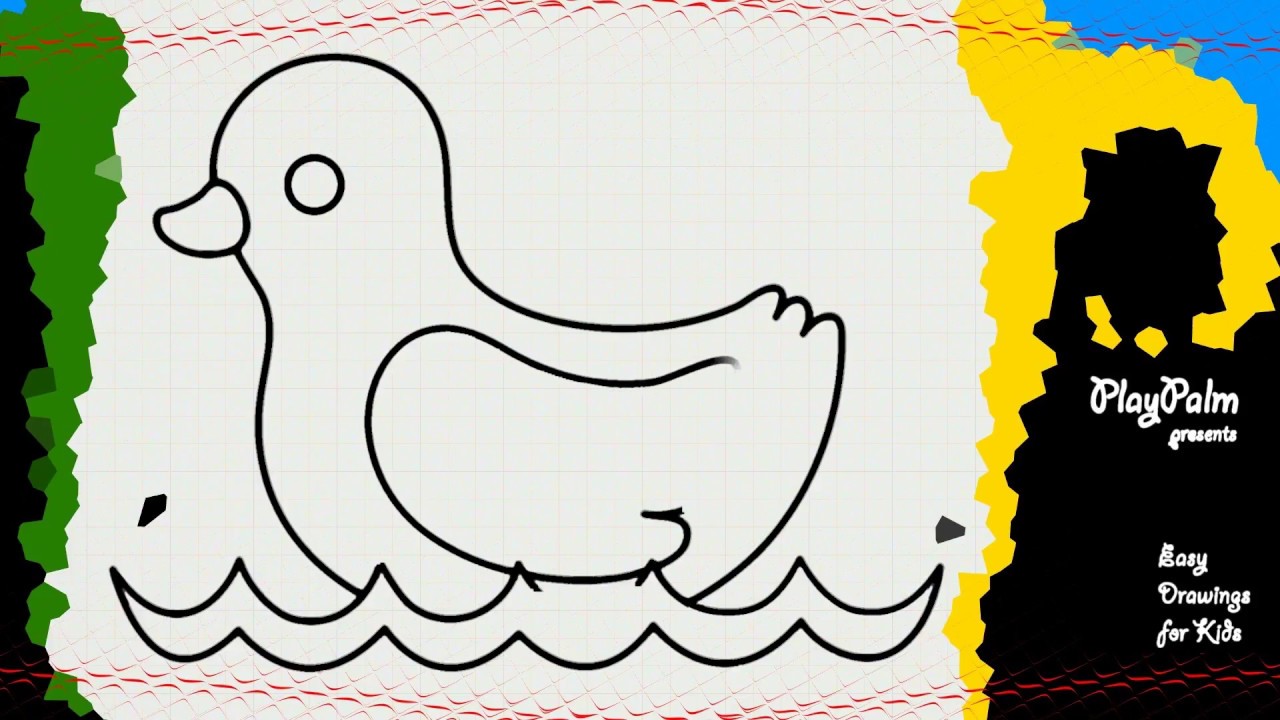 How to draw Rubber Duck - YouTube