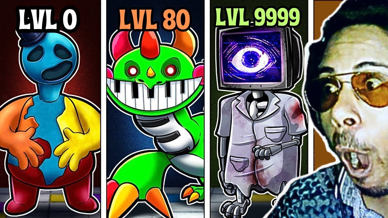 UPGRADING POPPY PLAYTIME CHAPTER 4 MONSTER TO LEVEL 999999 IN ROBLOX😱 - YouTube