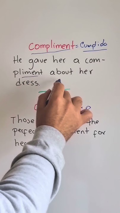 Compliment vs Complement – Do you know the difference? 🤔📖 - YouTube