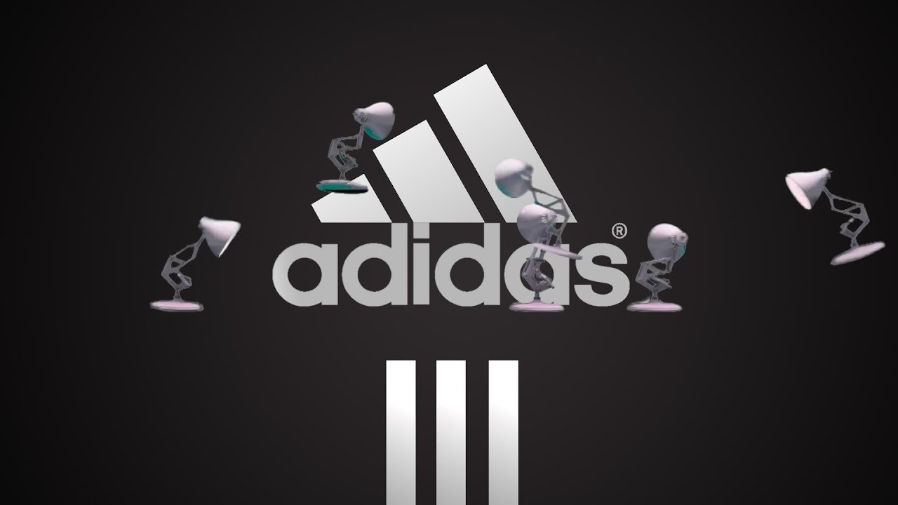 Six Luxo Lamps Spoof Adidas Logo - YouTube