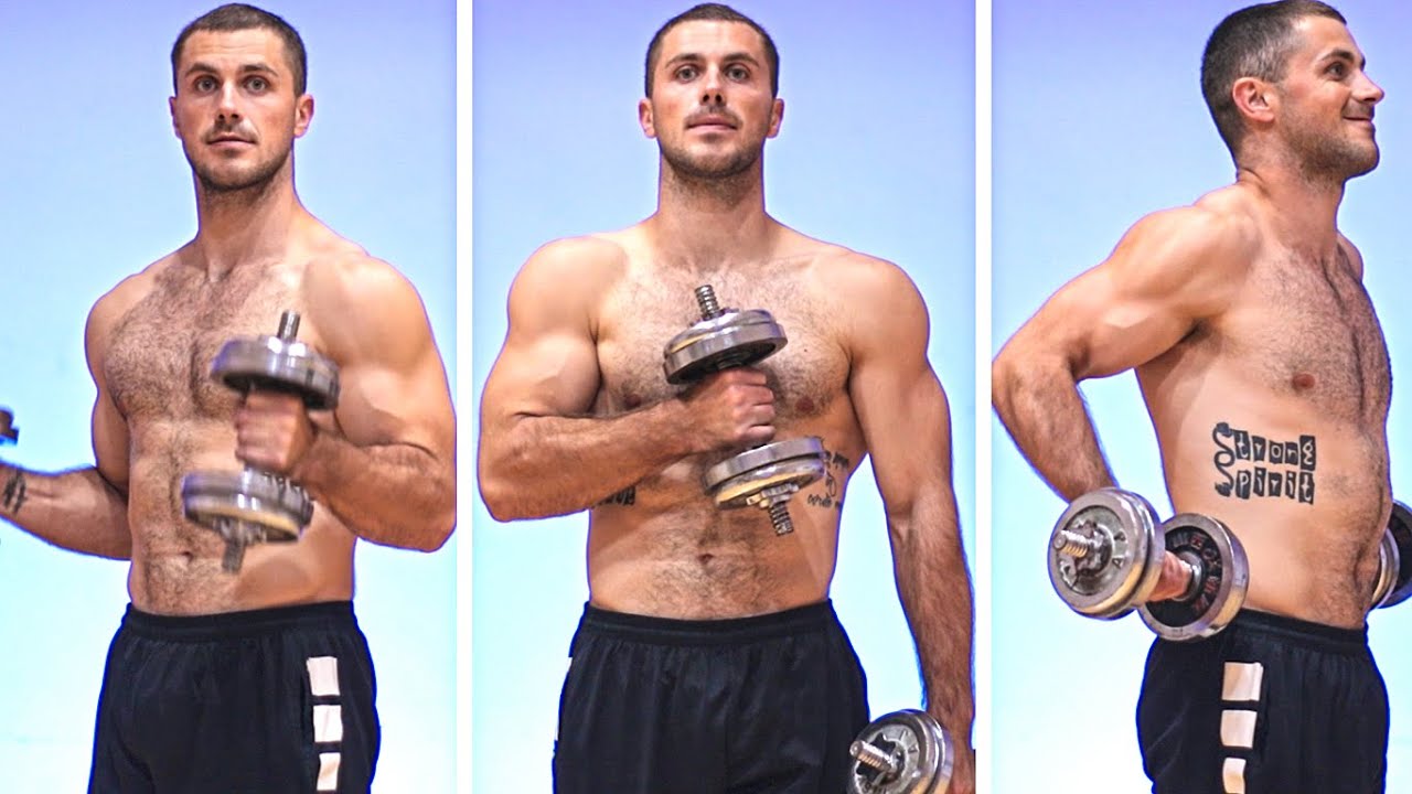 Biceps Workout Best Exercises to build Strong Bicep with Dumbbells ...