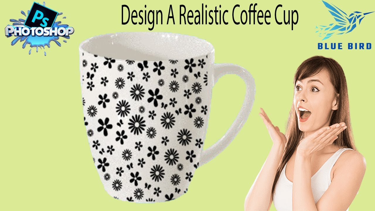 Design A Realistic Coffee Cup In Photoshop!|Coffee cup ☕ mockup ...