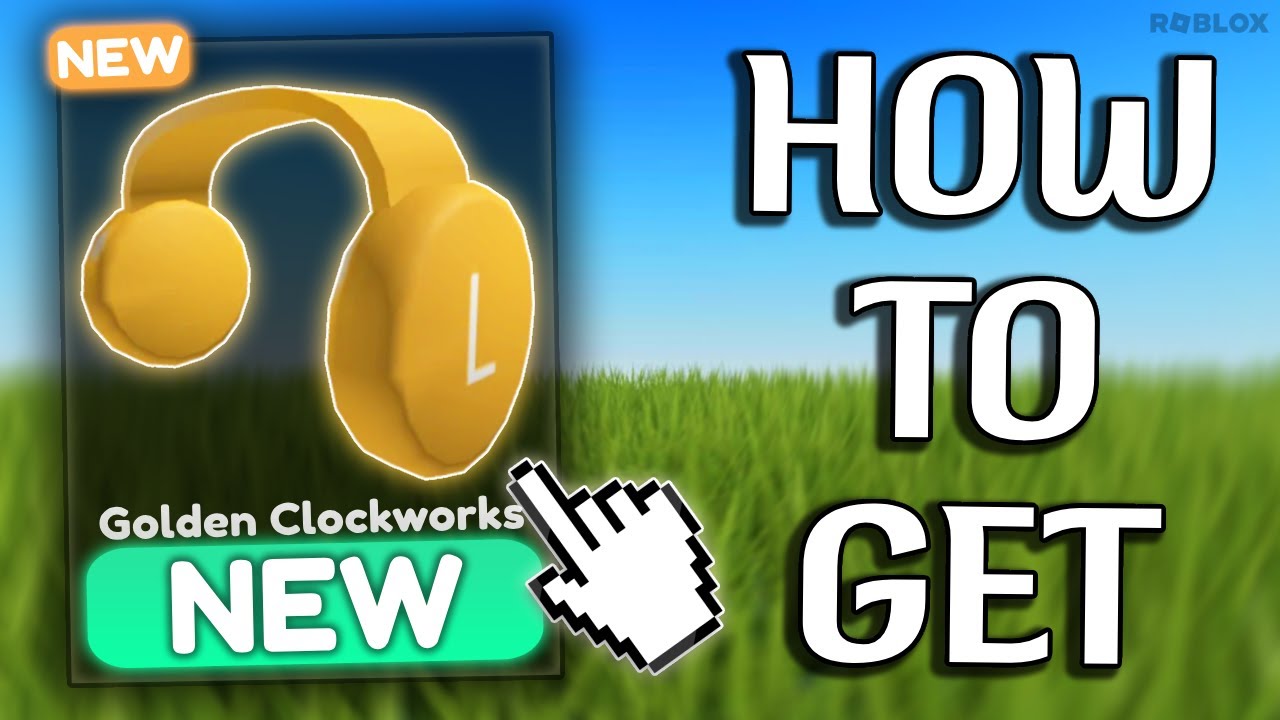 HOW TO GET "Gold Clockwork Headphones" On Roblox! - YouTube