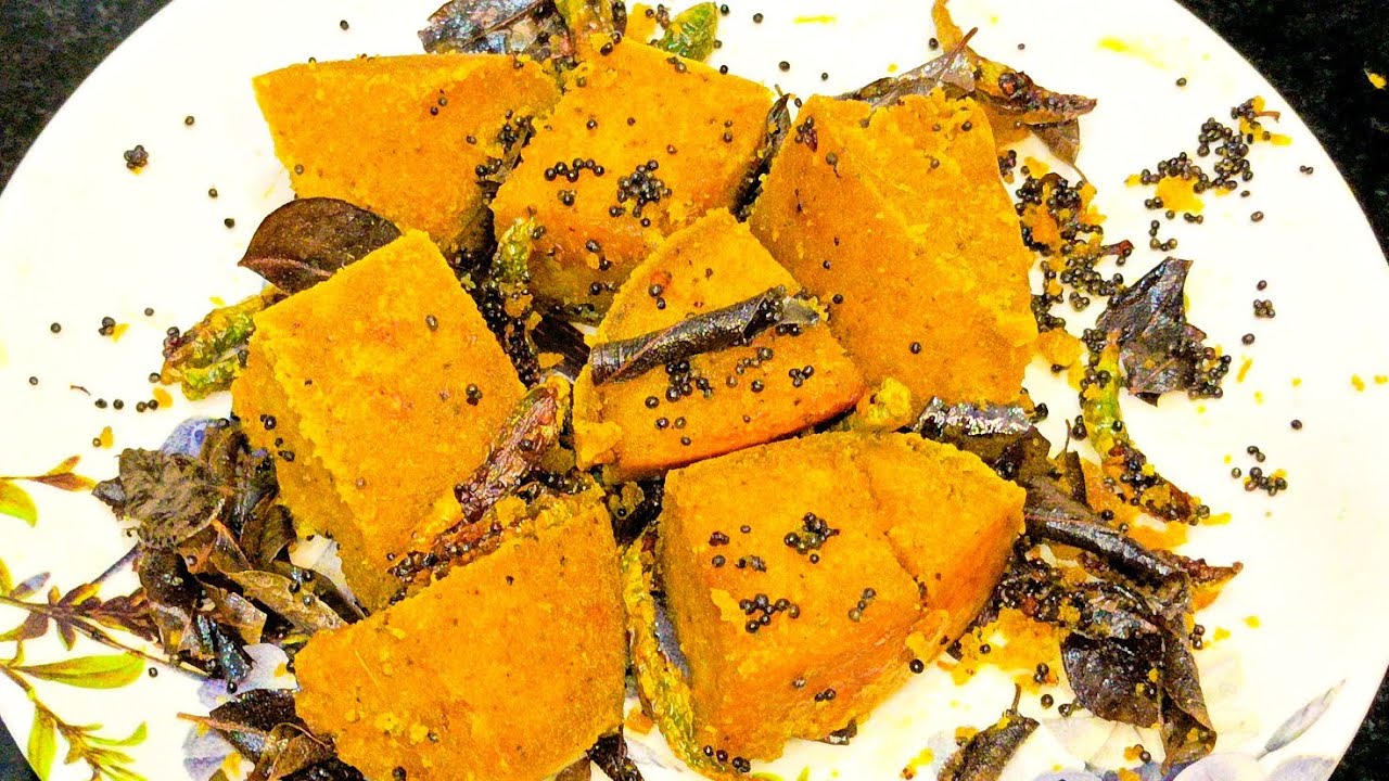 Surti Khaman | Khaman Dhokla Recipe | Vagharela Khaman Dhokla Recipe In ...