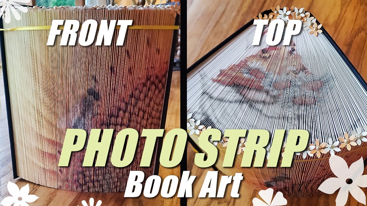 Fore Edge Photo Strip Book Art - Front AND TOP - YouTube