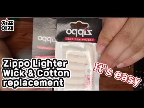 EN_01 Zippo Lighter Wick and Cotton Replacement - YouTube