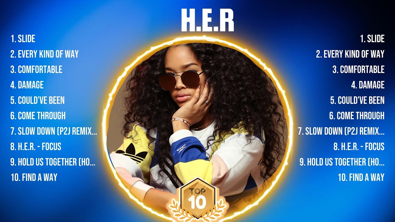 H.E.R Greatest Hits 2024 Collection - Top 10 Hits Playlist Of All Time ...