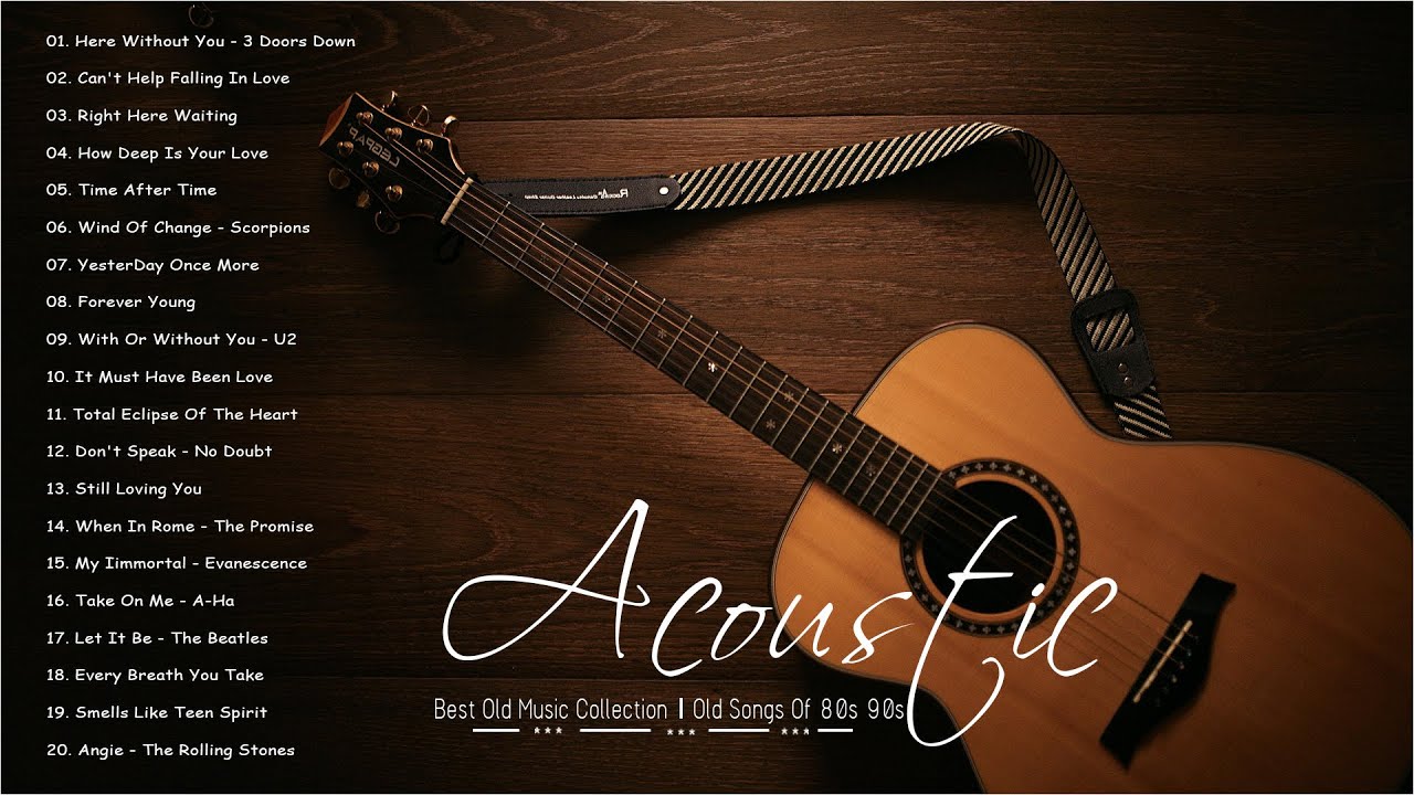 Acoustic Best Old Music Collection || Old Songs Of 80s 90s || Top ...