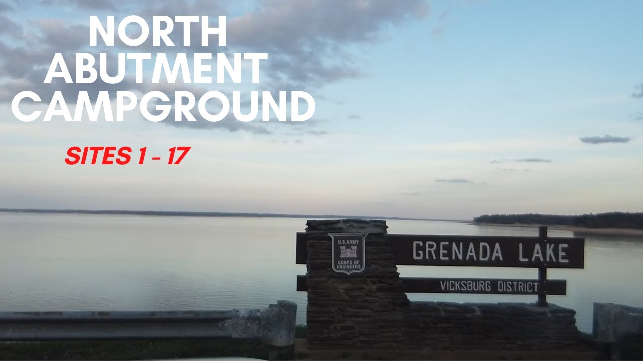 RV Camping at Grenada Lake Mississippi, North Abutment Campground ...