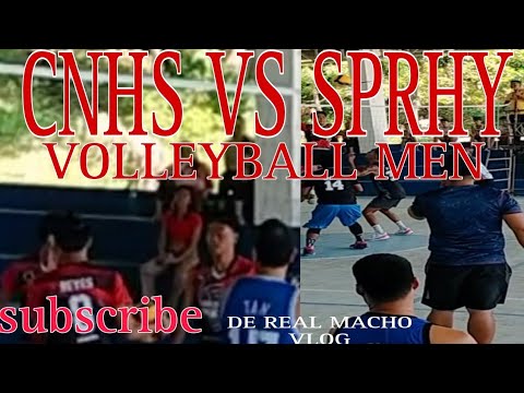 PANUODIN NATIN MGA KA IDOL SPRHY SPIKERS VS CNHS VOLLEYBALL MEN NAPAGANDANG LABAN DE REAL MACHO ...