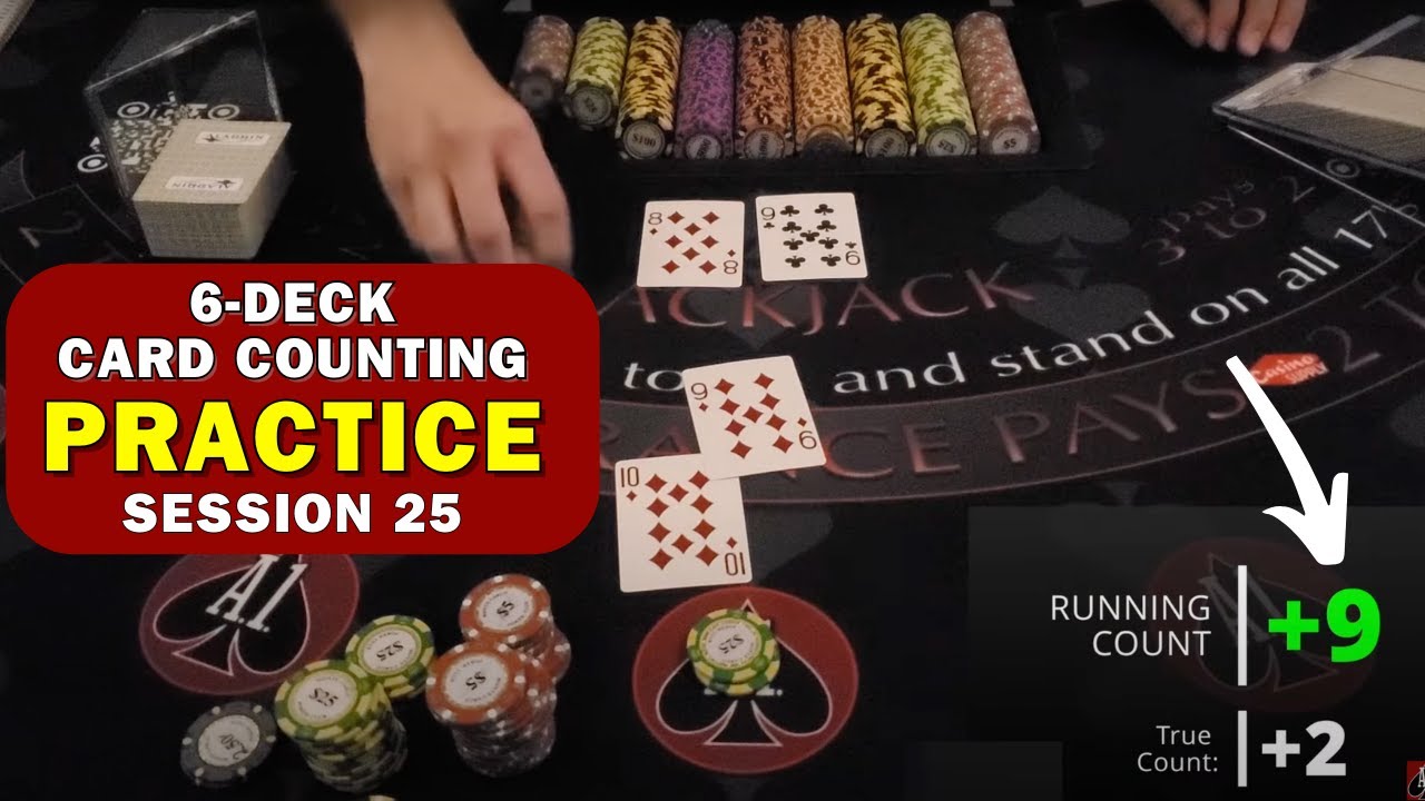 6-Deck Blackjack Practice | $12K Card Counting Challenge – Session 25 - YouTube
