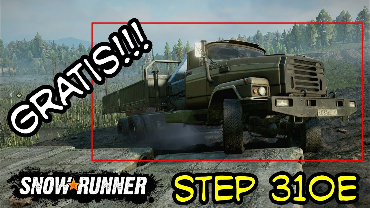 SnowRunner español / Step 310E / Ubicación / como obtenerlo / - YouTube