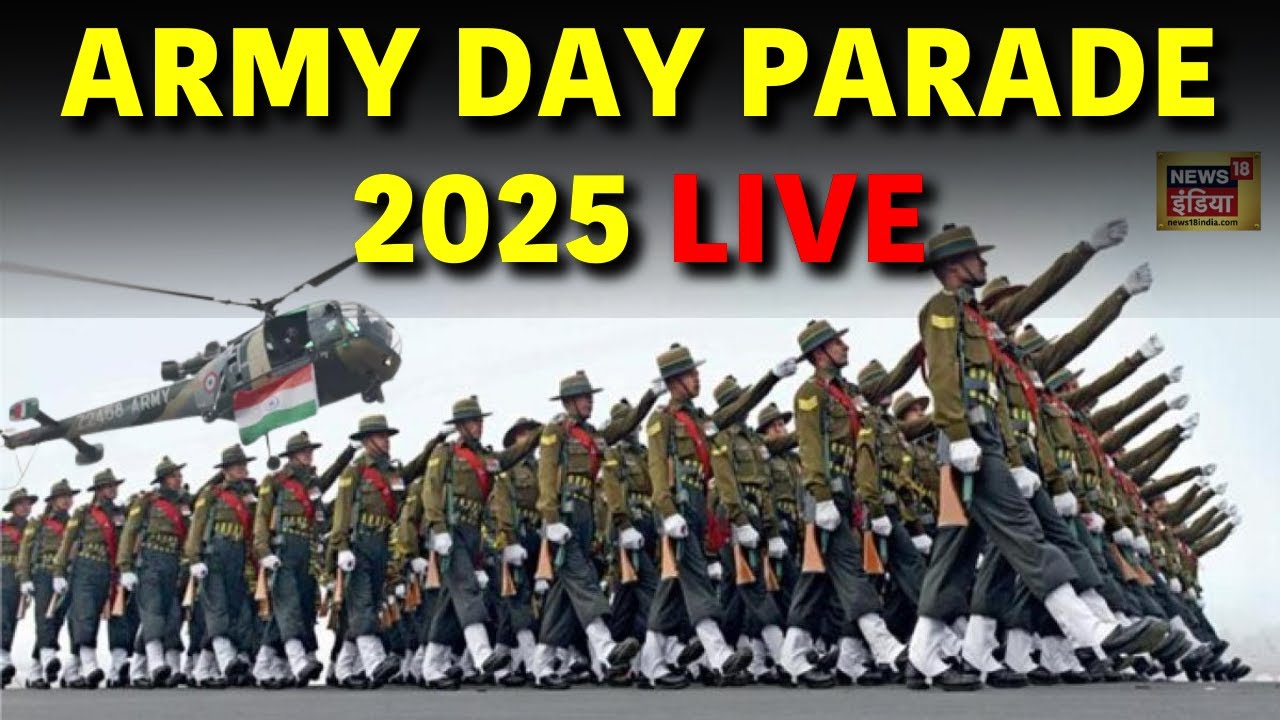 Army Day Parade 2025 Live: आर्मी डे परेड | Indian Army | PM Modi ...
