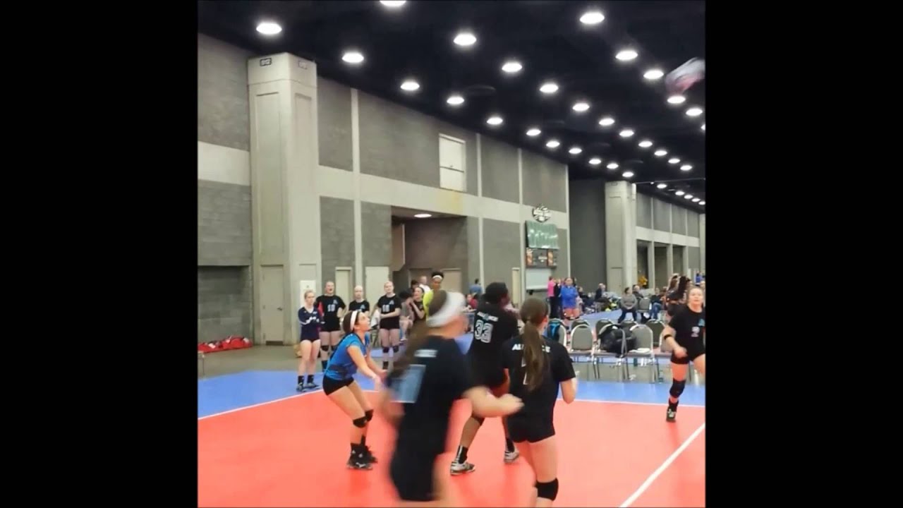 Aja Jones 6' Freshman Varsity Volleyball and Basketball Athlete - YouTube