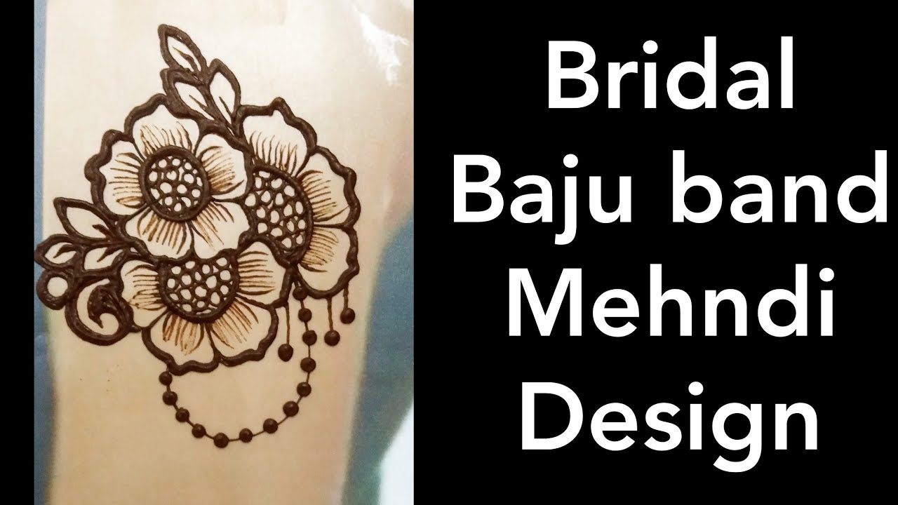 Bridal Baju band Mehndi design l Shoulder mehndi design l latest simple ...