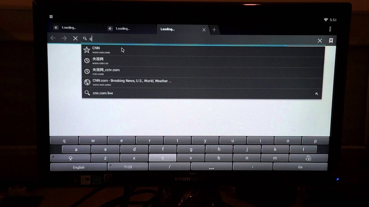 MBox M8 KitKat Android 4.4 Amlogic S802 TV Box web browsing Review ...