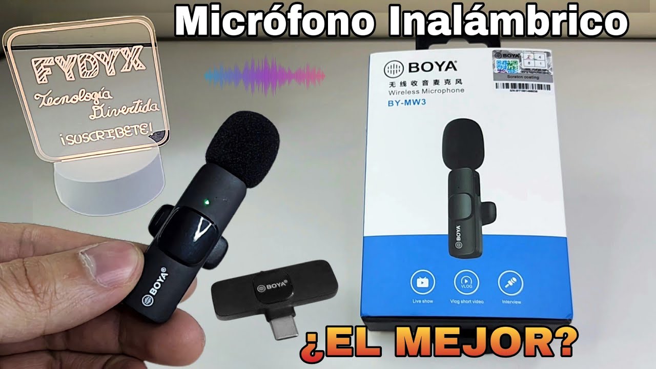 Micrófono Inalambrico BOYA ¿ El Mejor Calidad Precio ? - YouTube