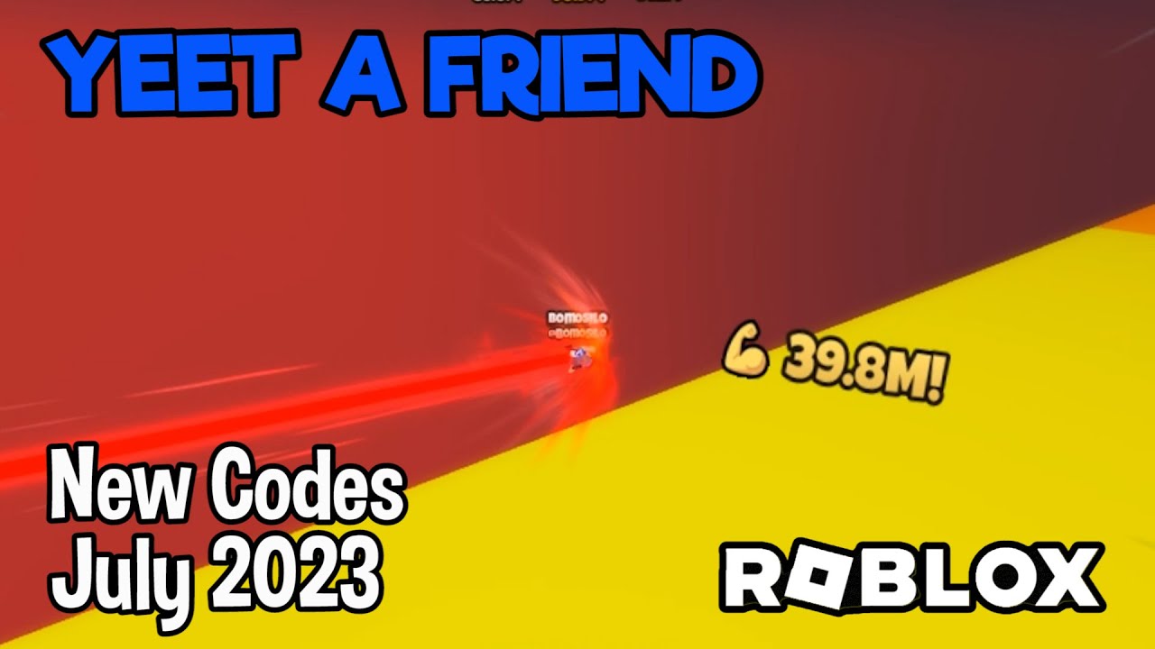 Roblox Yeet A Friend New Codes July 2023 - YouTube