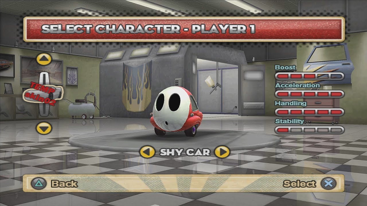 Cars Mater National PS2 Shy Car - YouTube