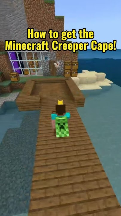 How to unlock the Creeper Cape in Minecraft! #minecraft #minecraftcape ...