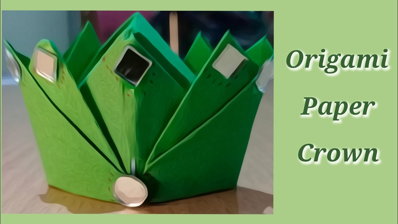 How to make a paper crown l Origami CROWN | Paper crafts | DIY Crown ...
