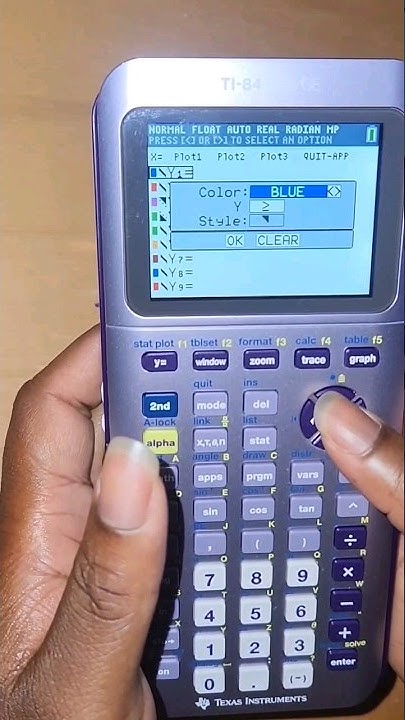 ️ ️Graph Inequality on TI-84 Calculator #algebra #Inequality #shorts ...