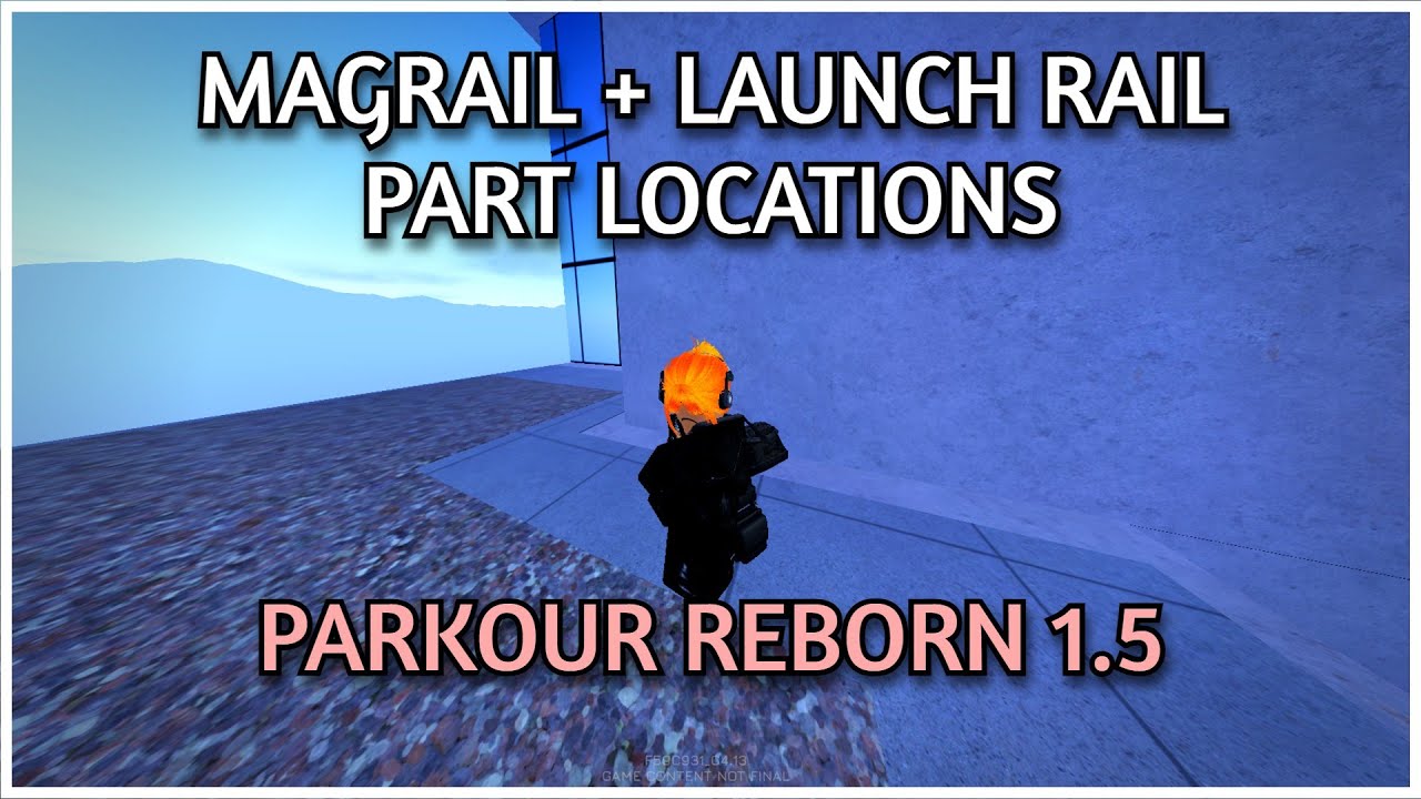 How To Get Mag Rail, Launch Rail & Cable Glider in PARKOUR REBORN 1.5 ...
