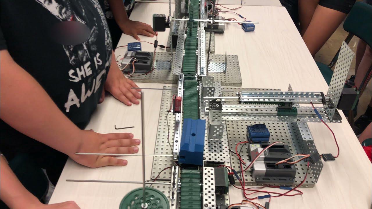 PLTW VEX Assembly Line Angle #2 - YouTube