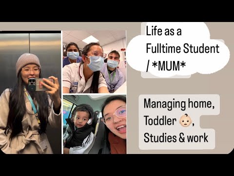 Week in my life as a Full-time Student/ *Mum* managing home, toddler ...