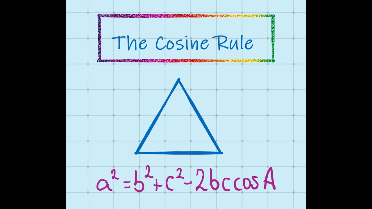 The Cosine Rule - YouTube