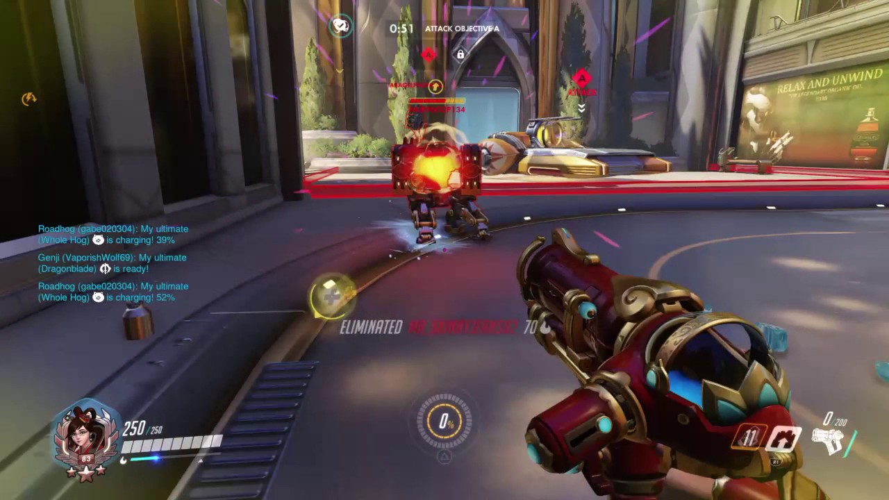 Overwatch randomness season 2 006 mei in orbit - YouTube