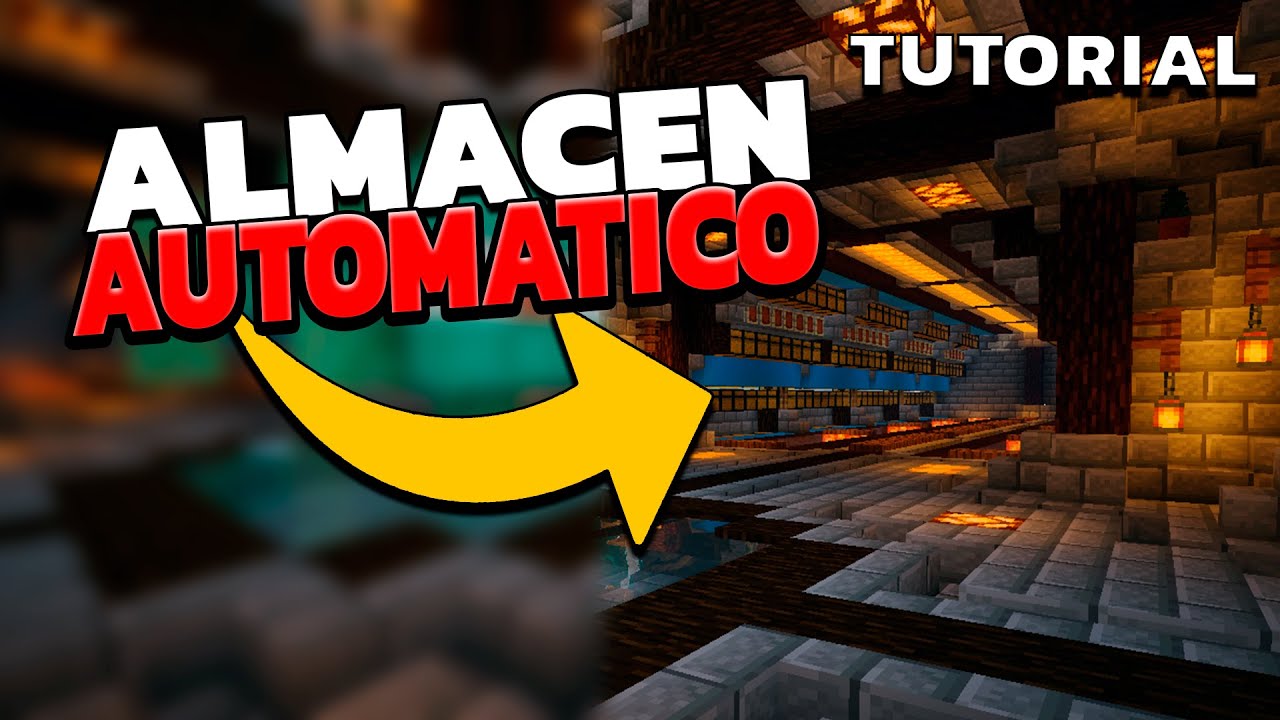 Almacen AUTOMATICO para TODOS LOS ITEMS de TU SURVIVAL - Tutorial Minecraft para TODAS LAS ...