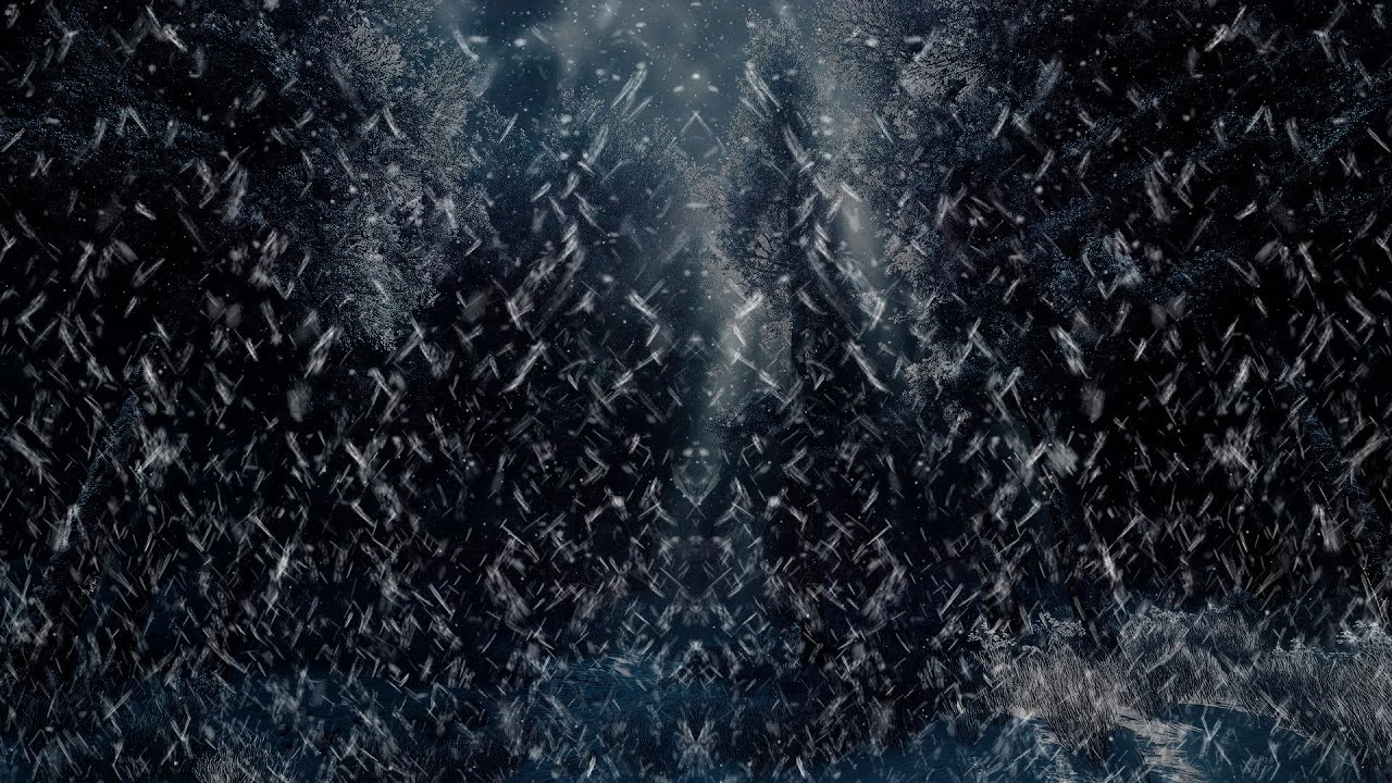 Snowstorm Howls in the Silence | 3 Hours of Winter Winds and Snow for ...