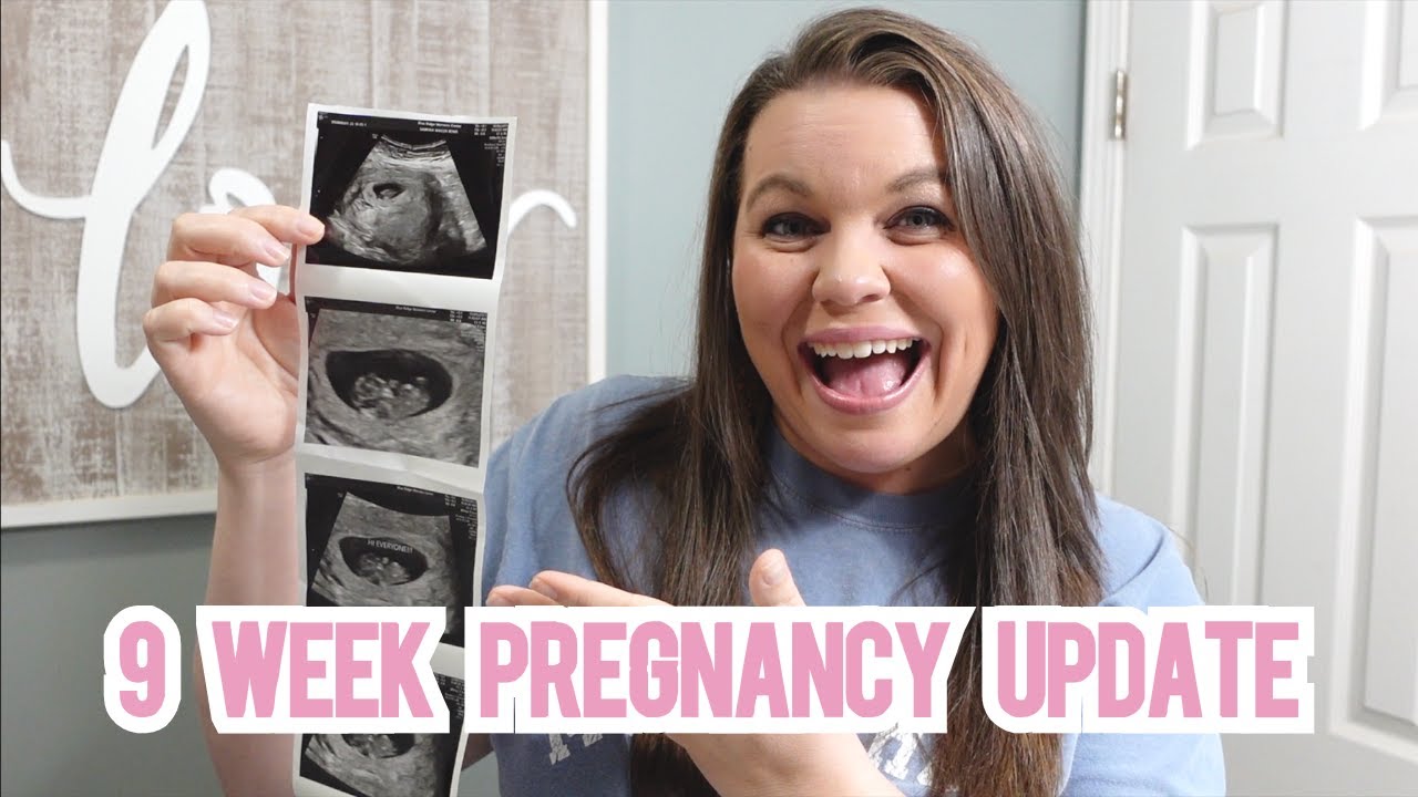 9 WEEK PREGNANCY UPDATE and ULTRASOUND - YouTube