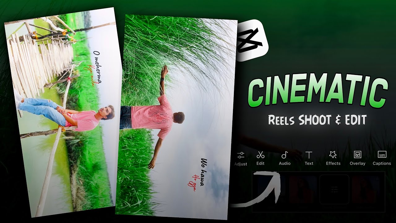 How to shoot & edit CINEMATIC reels | Capcut video editing Tutorial ...