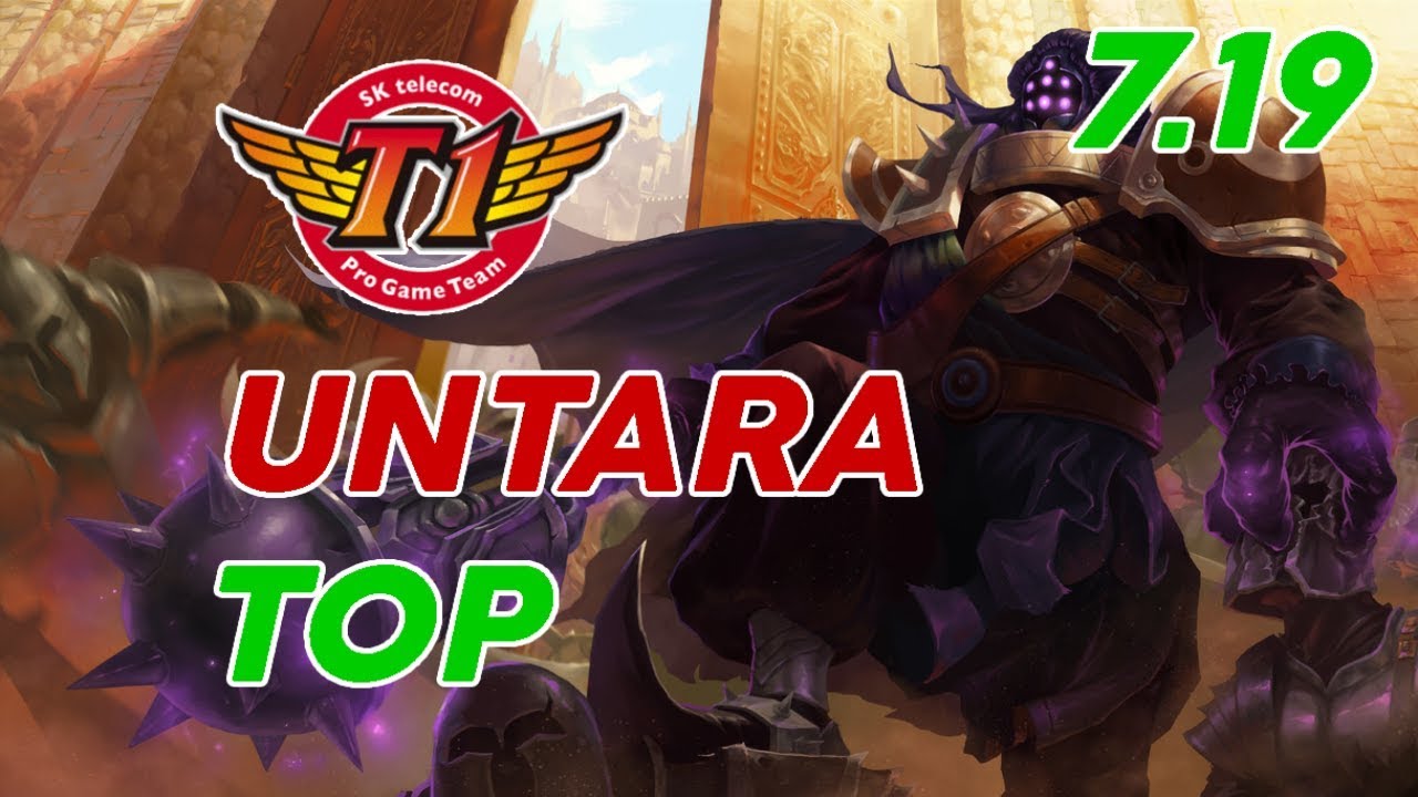 SKT T1 untara Jax Top Patch 7.19 Pro Replay - YouTube