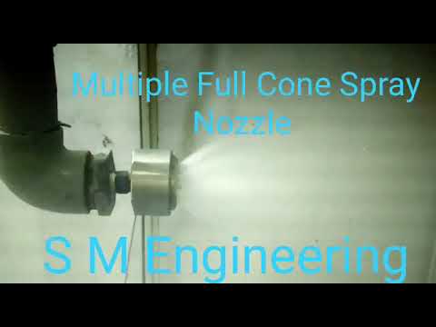 Multiple Full Cone Spray Nozzle - YouTube