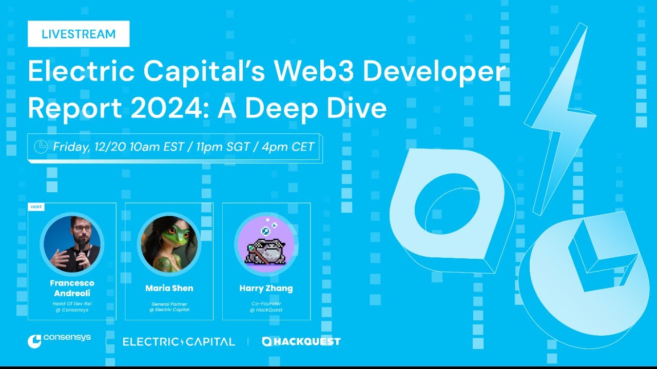 Electric Capital's Web3 Developer Report 2024 A Deep Dive Into Who's Winning And What's Trending ...