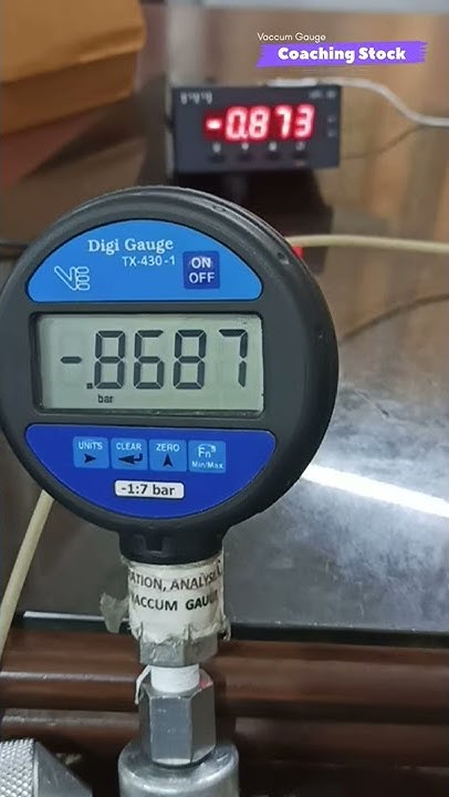 how to calibrate Vacuum Gauge - YouTube