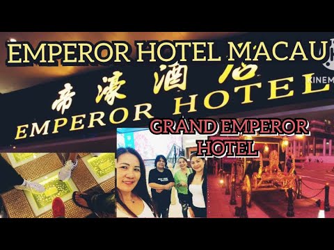MACAU EMPEROR HOTEL house tour || The Grand Emperor Hotel with Gold ...